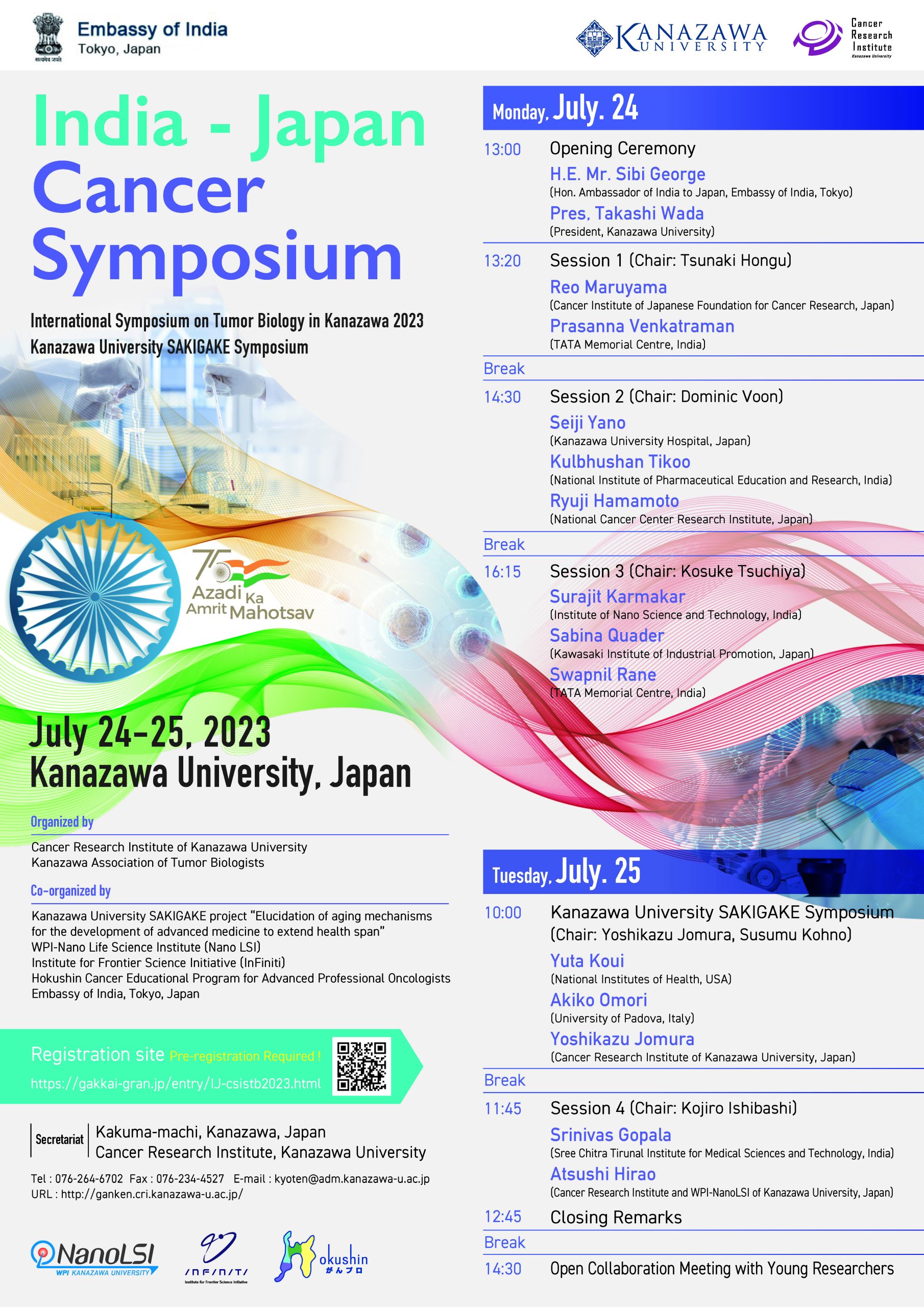 India – Japan Cancer Symposium (Hybrid Conference) International ...